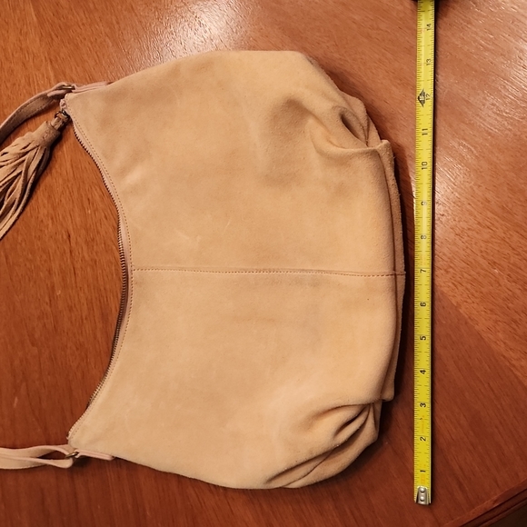 margot | Bags | Margot Pinkish Suede Crossbody Minor Markssooo Pretty ...